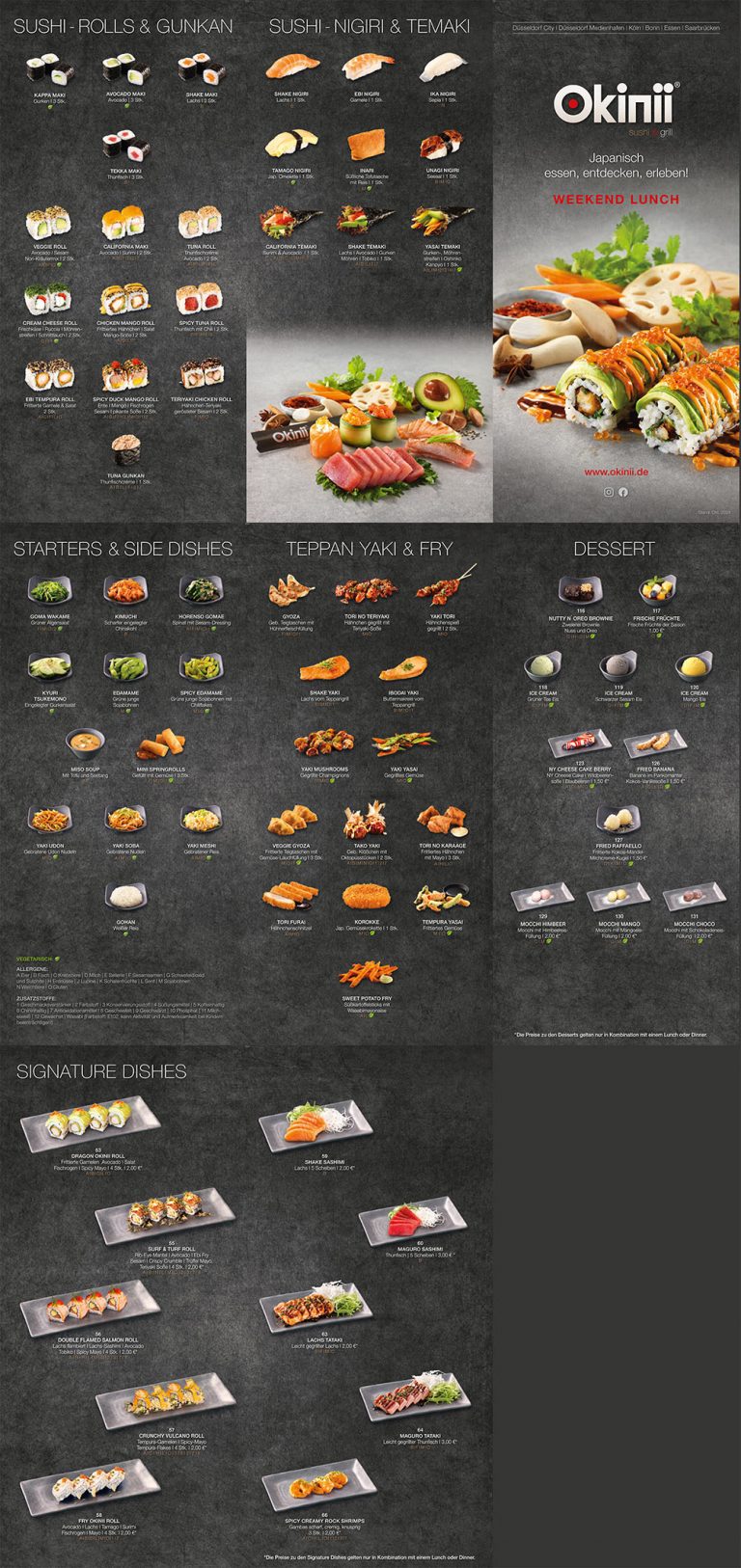 Okinii Menu - Okinii Restaurants